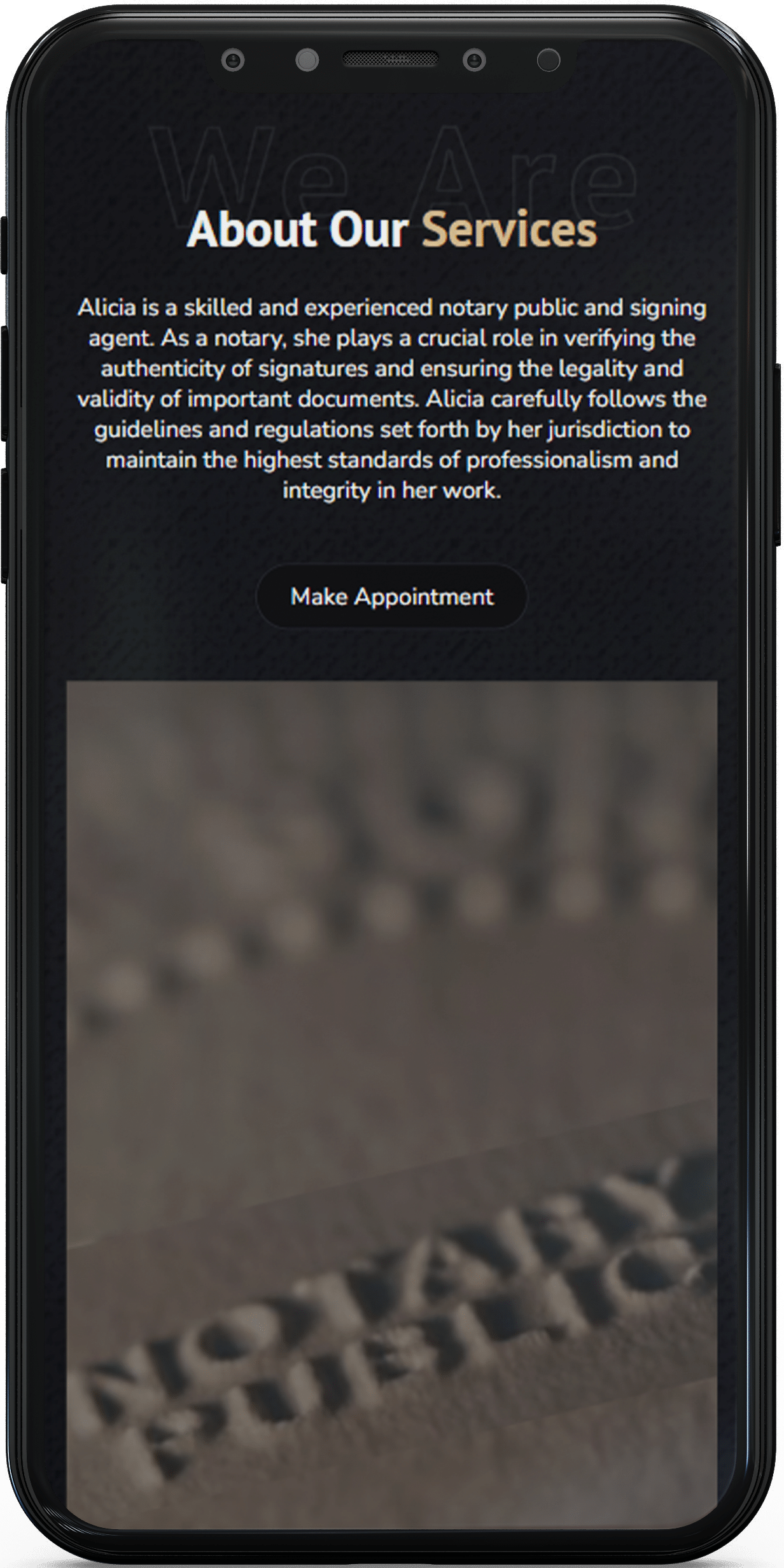 Alicia’s Mobile Notary – Creed Creatives